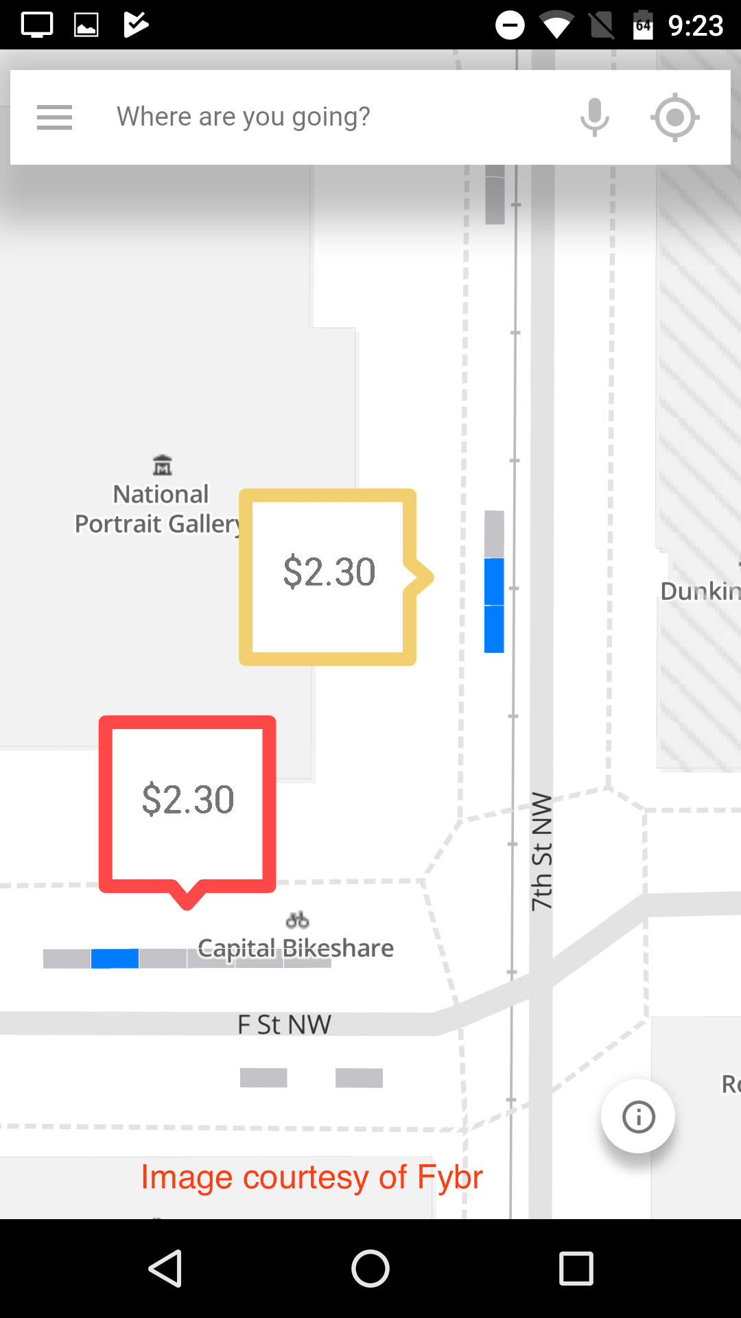 Street Map - Available Parking Spaces DC - Strategy of Things AI